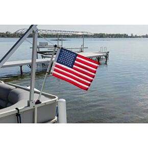 flag pole boat